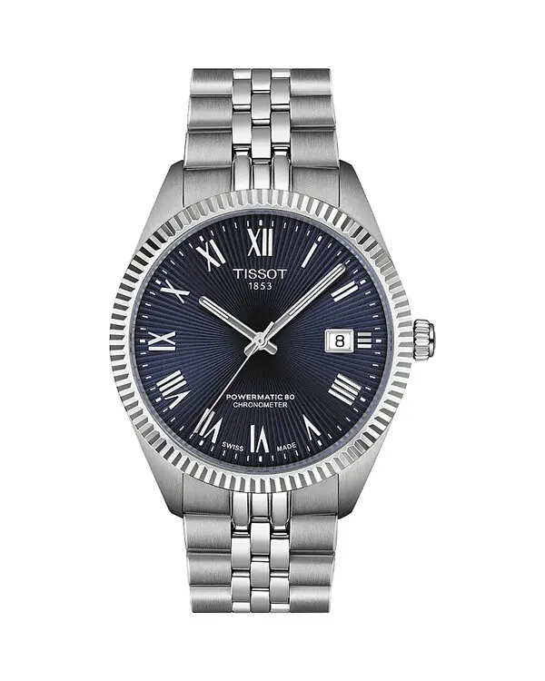 TISSOT Ballade 39mm Watch - Navy/silver