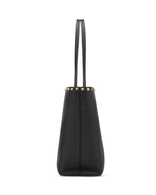 Valentino Garavani Rockstud Vitello Tote Bag - Black