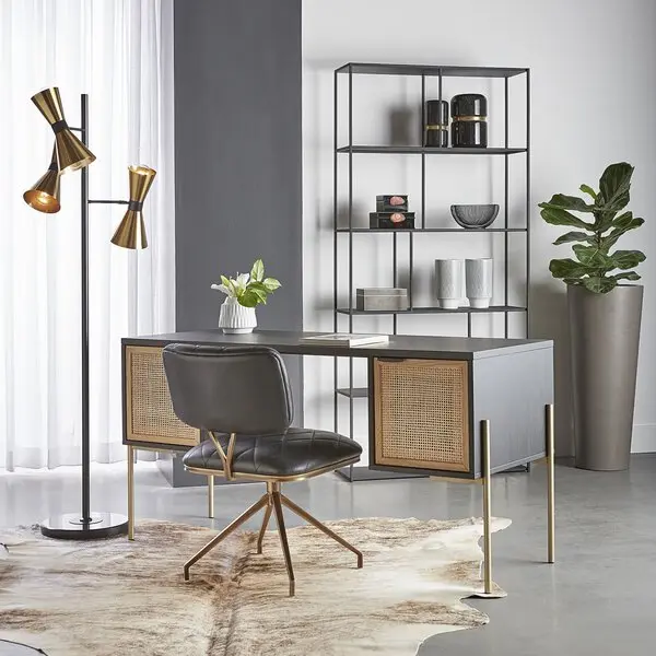 SUNPAN Eiffel Bookcase, Small - Black