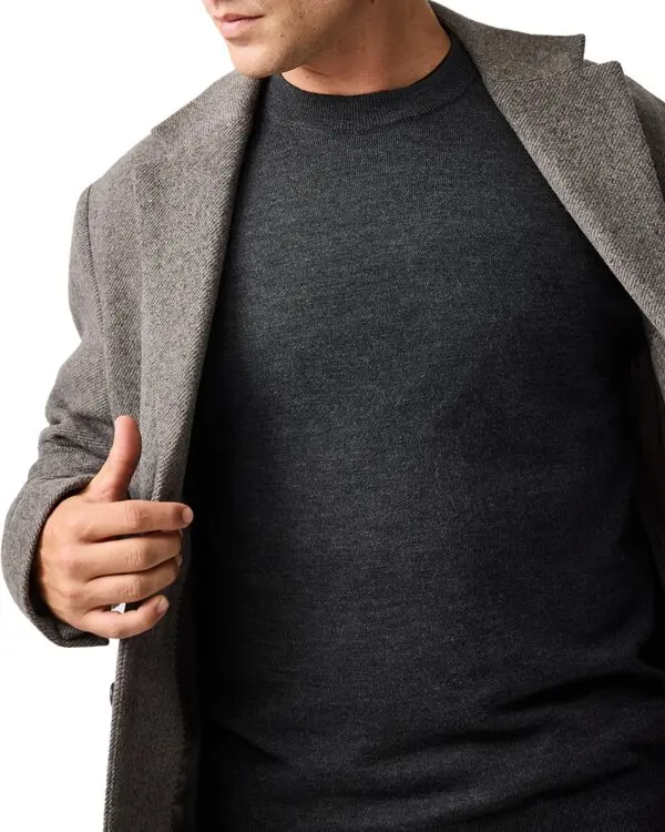 Rodd & Gunn York Bay Merino Wool Sweater - Ash