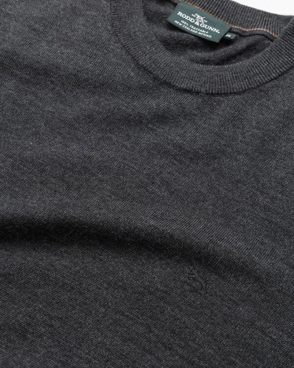 Rodd & Gunn York Bay Merino Wool Sweater - Ash