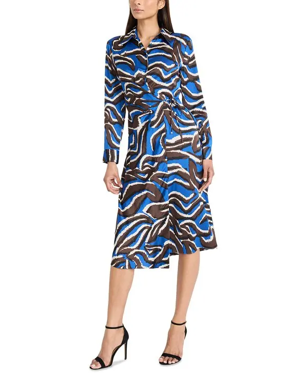 Maggy London Midi Wrap Dress