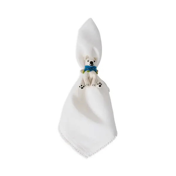 JULISKA Berry & Thread North Pole Animal Napkin Ring, Assorted, Set Of 4