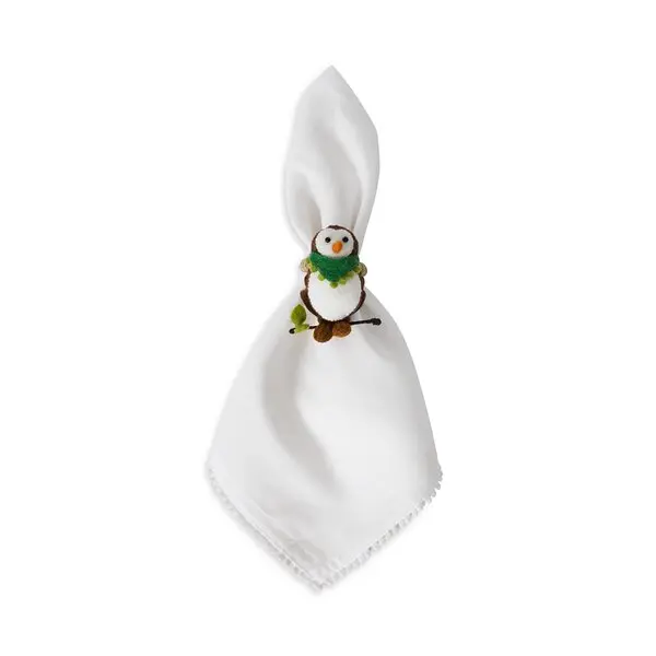 JULISKA Berry & Thread North Pole Animal Napkin Ring, Assorted, Set Of 4