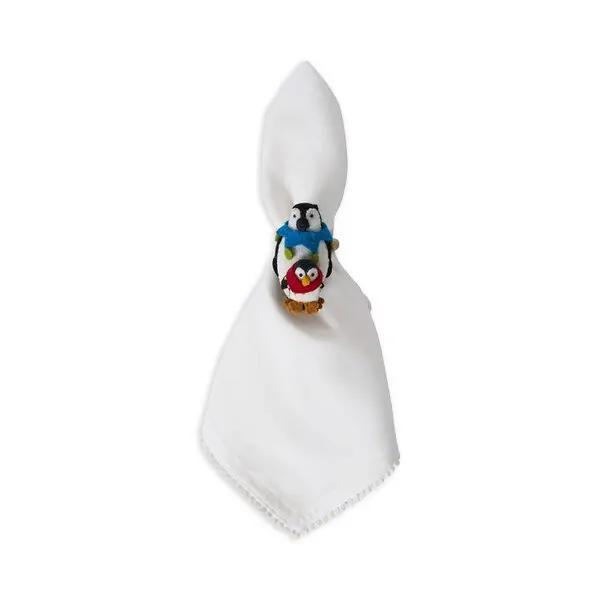 JULISKA Berry & Thread North Pole Animal Napkin Ring, Assorted, Set Of 4
