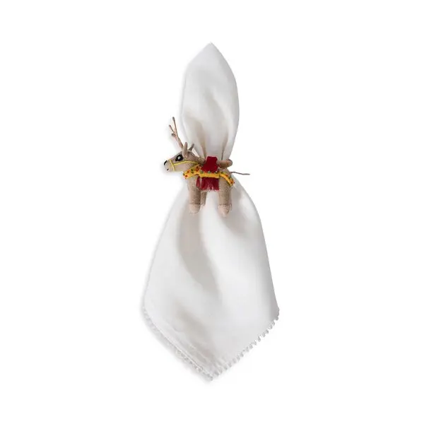 JULISKA Berry & Thread North Pole Animal Napkin Ring, Assorted, Set Of 4