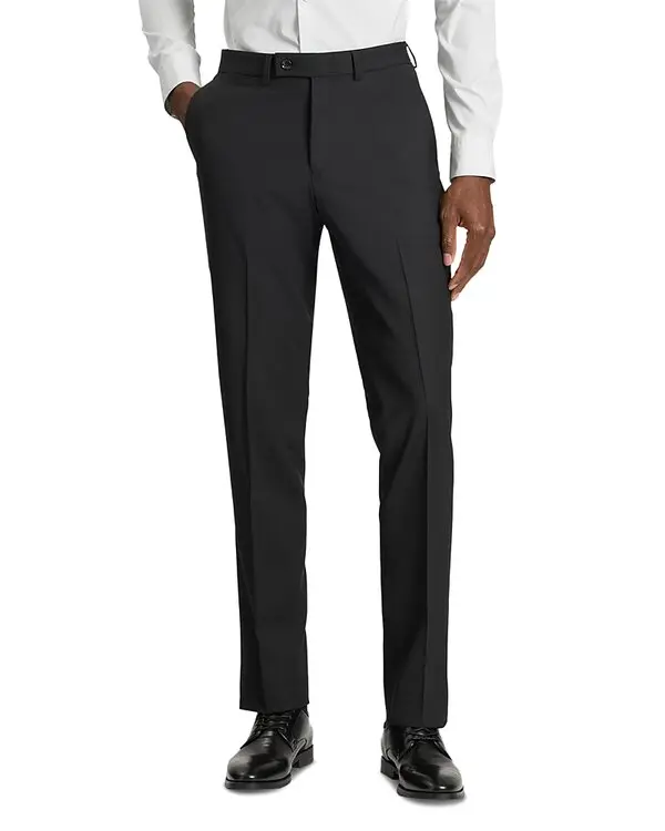 Ted Baker London Wright Bengaline Modern Fit Suit Pants - Black