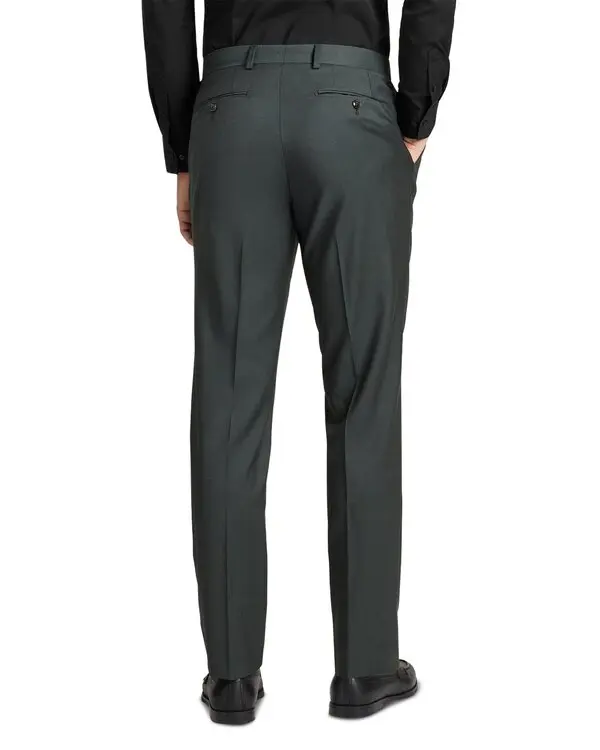 Ted Baker London Twill Modern Fit Suit Pants - Olive
