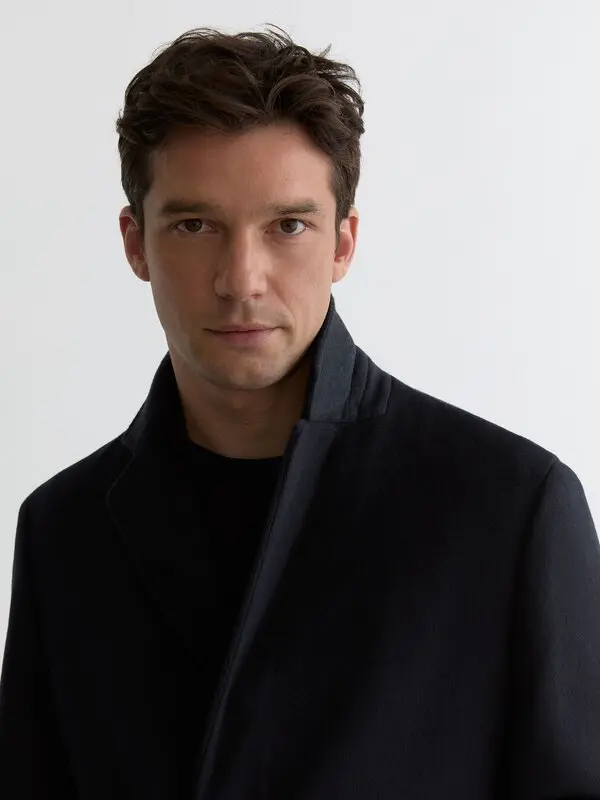 REISS Empire Wool-blend Overcoat
