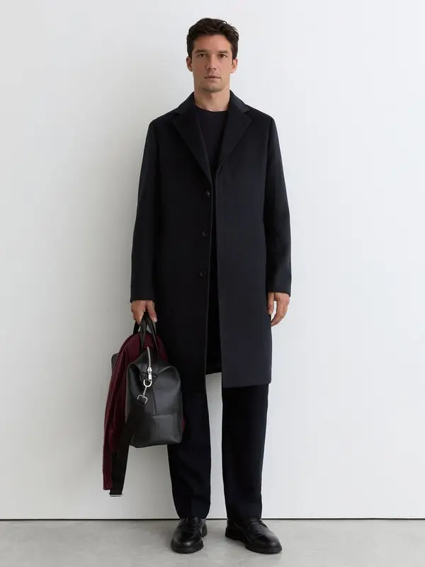 REISS Empire Wool-blend Overcoat