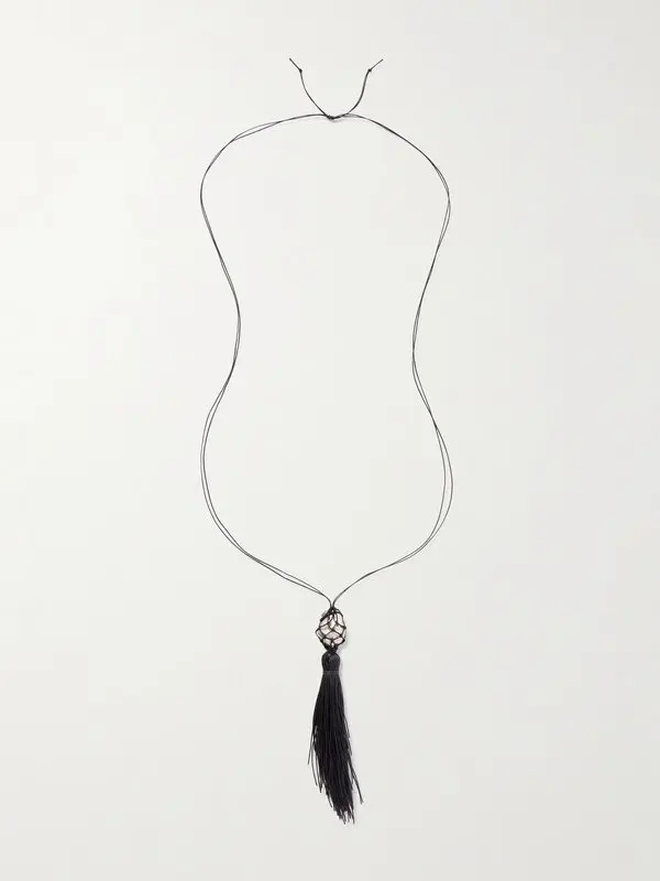 ALIGHIERI Melody Cord Necklace - Silver