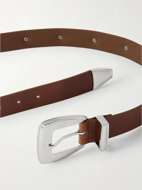 THE FRANKIE SHOP Perth Studded Leather Belt