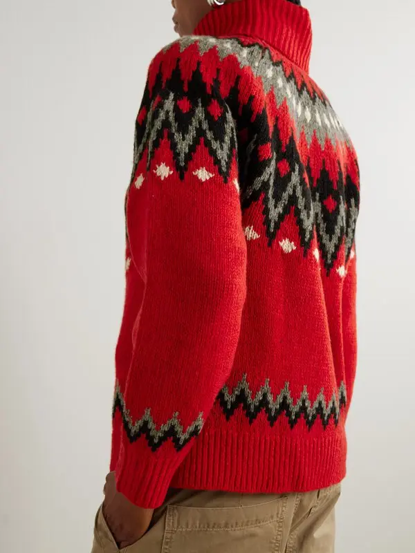 Polo Ralph Lauren Fair Isle Wool-blend Turtleneck Sweater