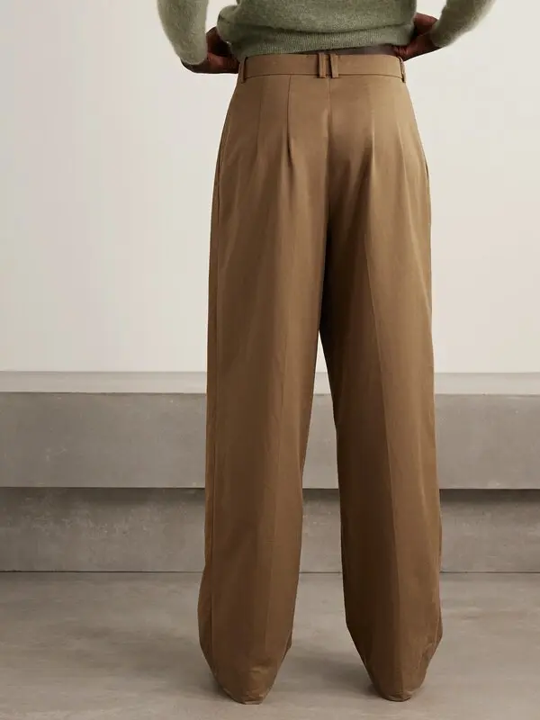 THE ROW Igor Wide-leg Pants - Neutrals