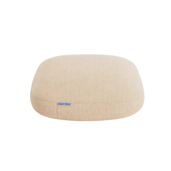QUIET MIND The Original Weighted Pillow Cashew Medium 9 Lbs - One-color