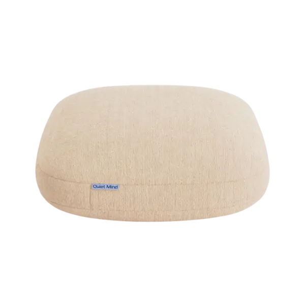 QUIET MIND The Original Weighted Pillow Cashew Large 12 Lbs - One-color