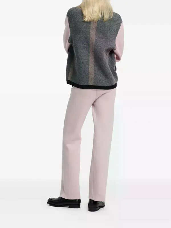 BARRIE Colour-block Buttoned Cardigan