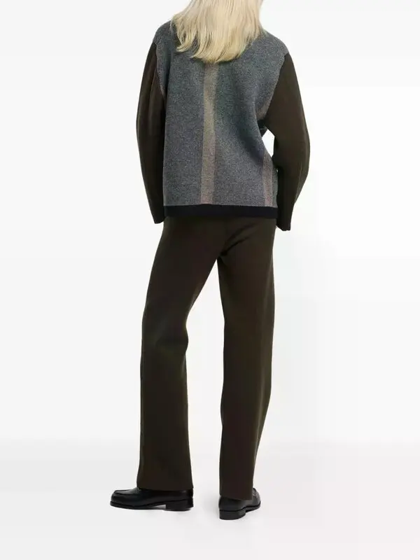 BARRIE Colour-block Buttoned Jacket - Grey