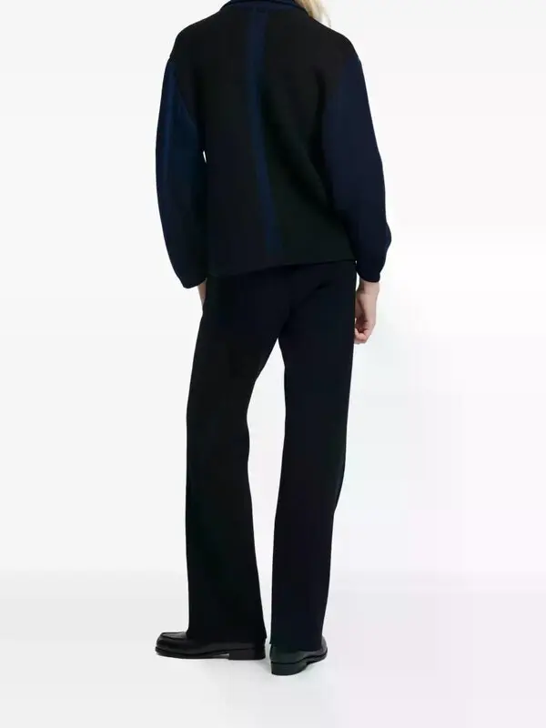 BARRIE Colour-block Button Cardigan