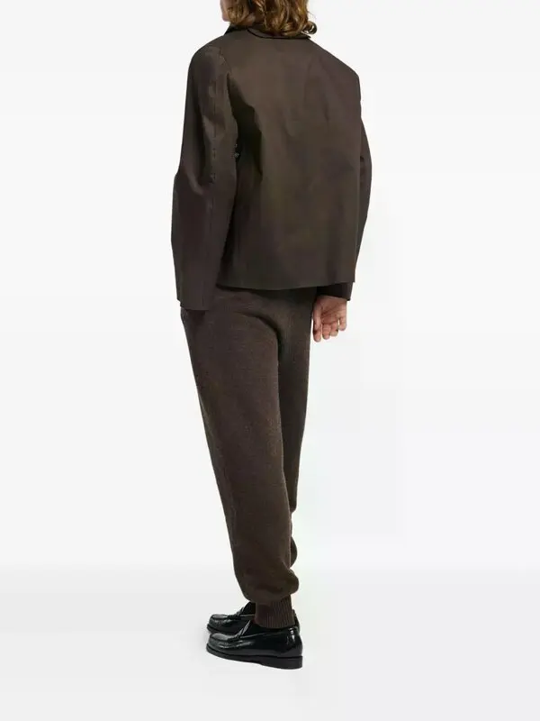 BARRIE Button-fastening Collared Raincoat