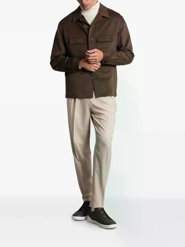 Zegna Pleated Front Trousers