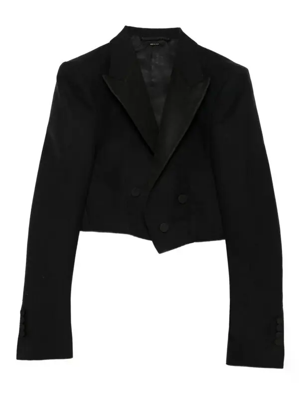 TOM FORD Double-breasted Cropped Blazer