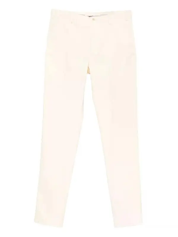 Incotex Jetted-pocket Trousers - White