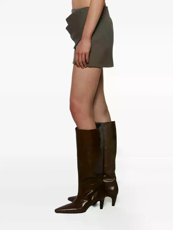 Alex Perry Asymmetric Draped Mini Skirt