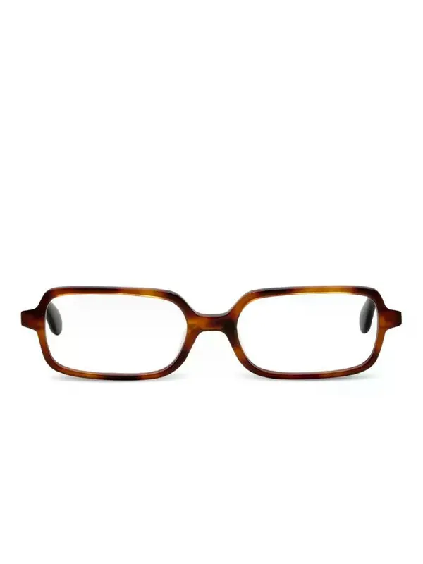 GIGI STUDIOS Edith Rectangle-frame Eyeglasses - Brown