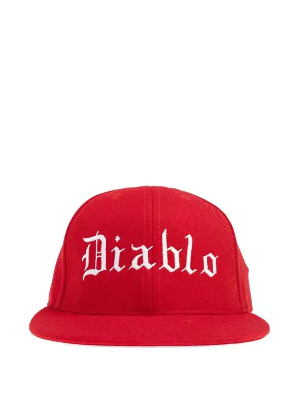 WILLY CHAVARRIA Logo-embroidered Cap - Red