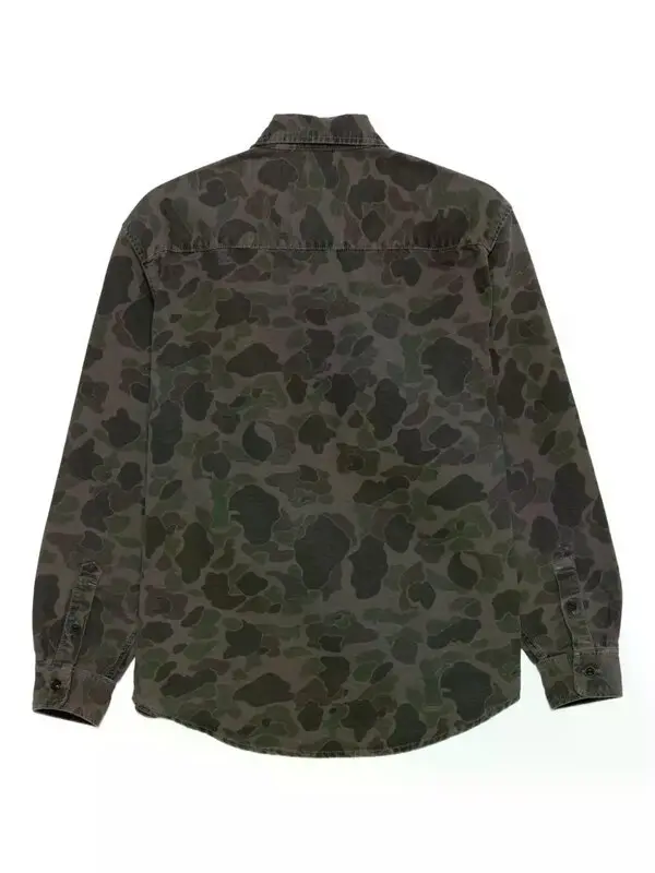 Carhartt Work In Progress Duck Camouflage-pattern Shirt