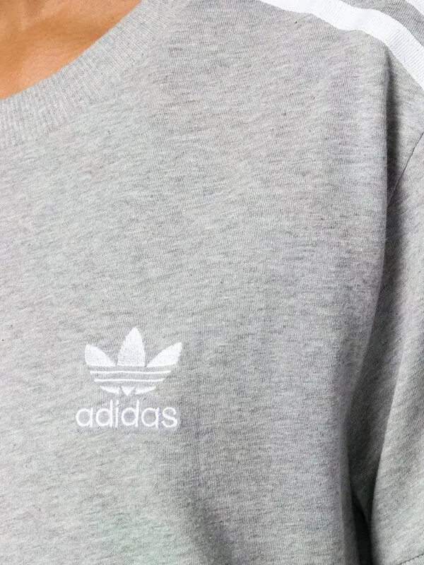 Adidas Striped Overarm Logo T-shirt