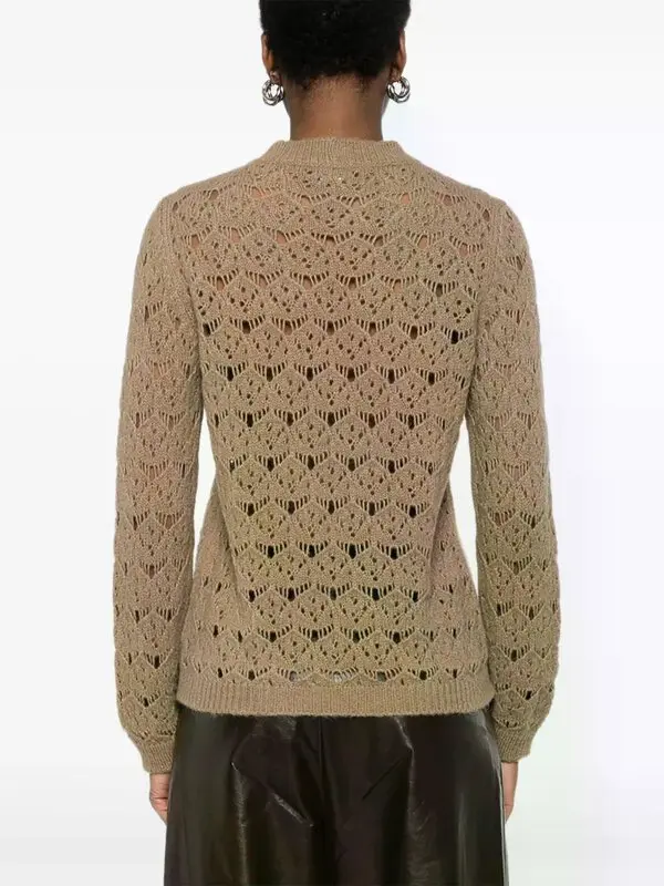 CIVIDINI Openwork Knitted Sweater