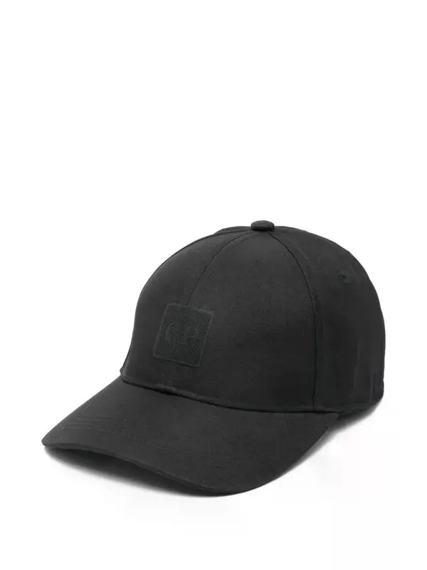 C.P. COMPANY Logo-patch Baseball Cap - Black