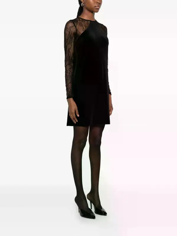 Liu Jo Lace-panel Mini Dress