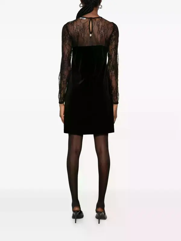 Liu Jo Lace-panel Mini Dress
