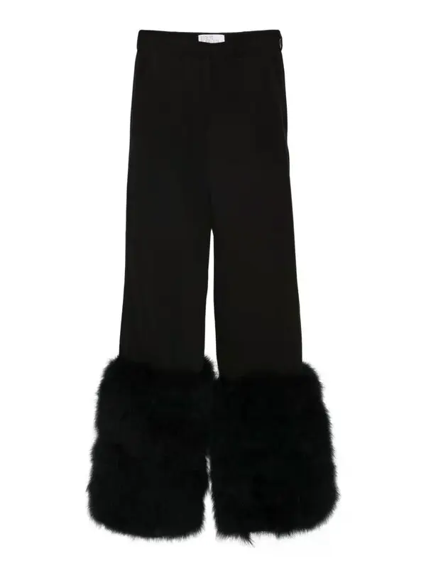 Giuseppe Di Morabito Feather-trim Trousers