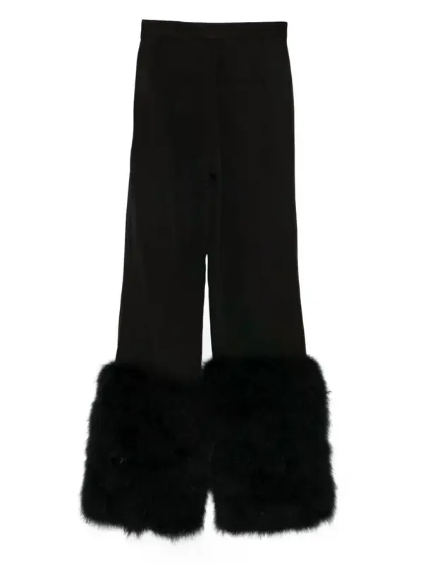 Giuseppe Di Morabito Feather-trim Trousers