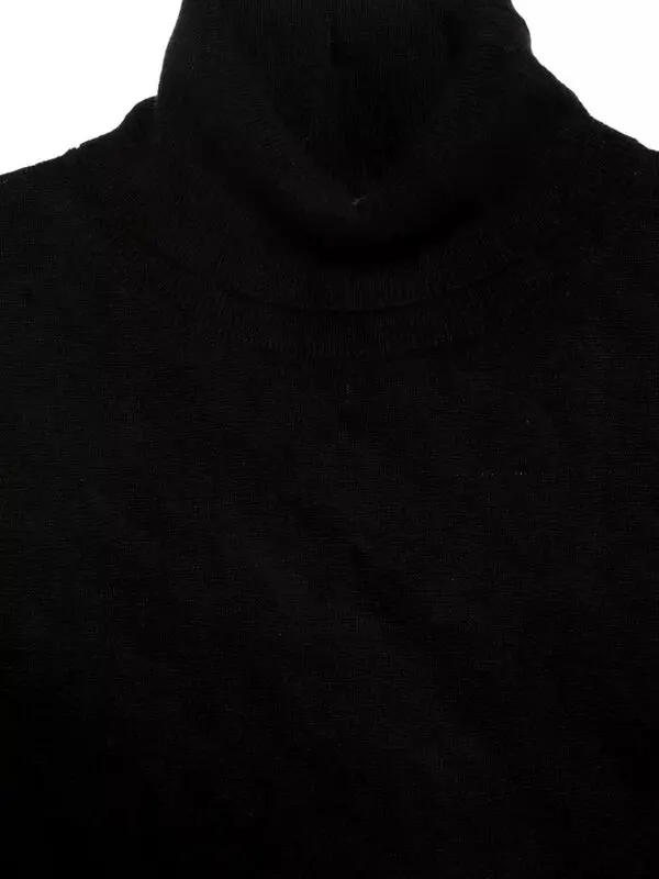 CENERE GB Roll-neck Sweater - Black