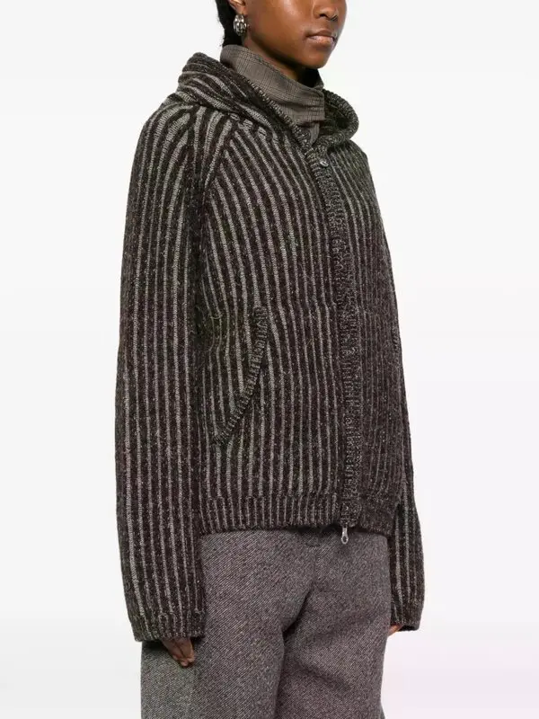 Our Legacy Striped Knitted Hoodie