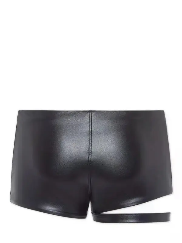 Dsquared2 Faux-leather Swim Trunks