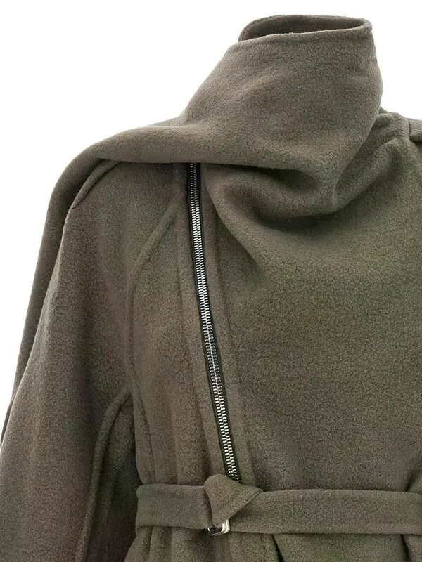 Rick Owens Scarf Flight Coat