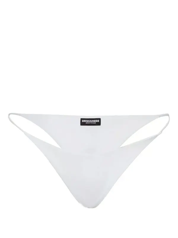 Dsquared2 Logo-print Bikini Bottom - White