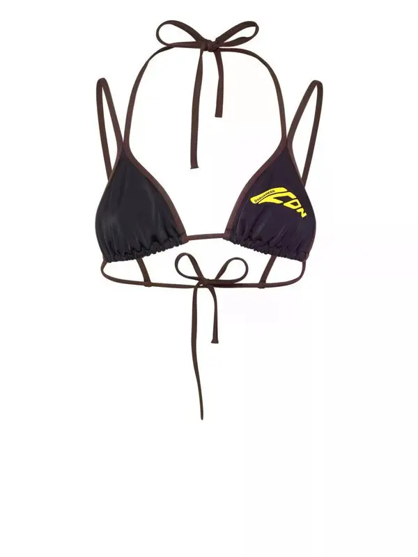 Dsquared2 Icon New Generation Bikini Top - Black