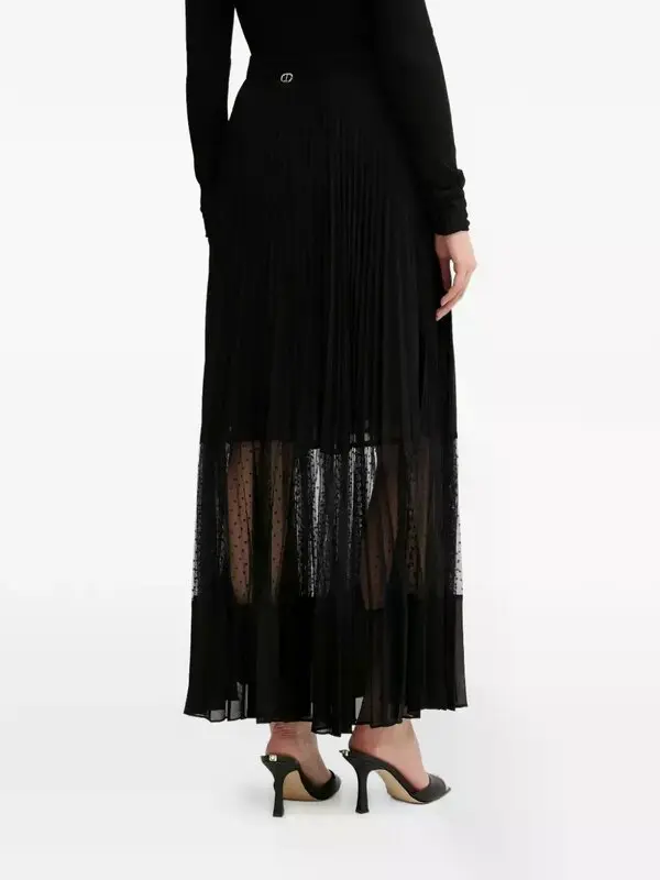 TWINSET Pleated Maxi Skirt