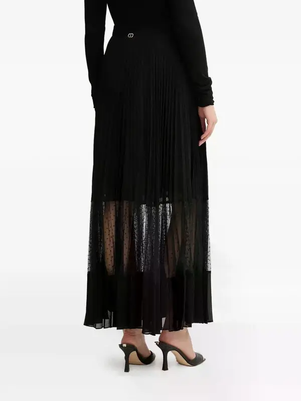 TWINSET Pleated Maxi Skirt