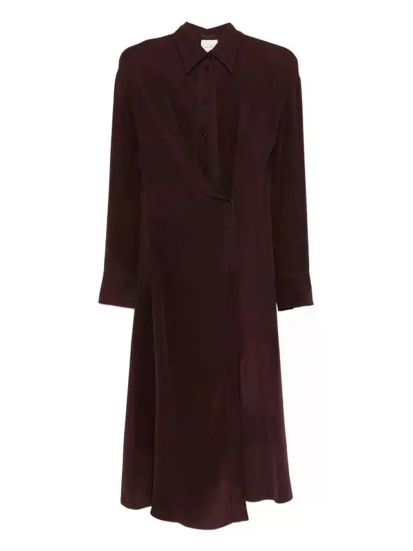 ALYSI Silk Shirt Dress