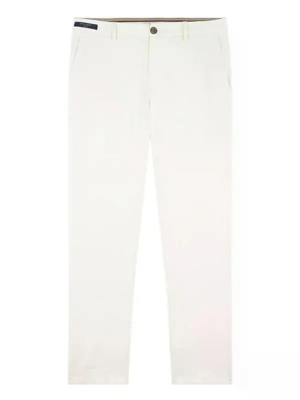 Paul & Shark Flat-front Chino Trousers - Neutrals