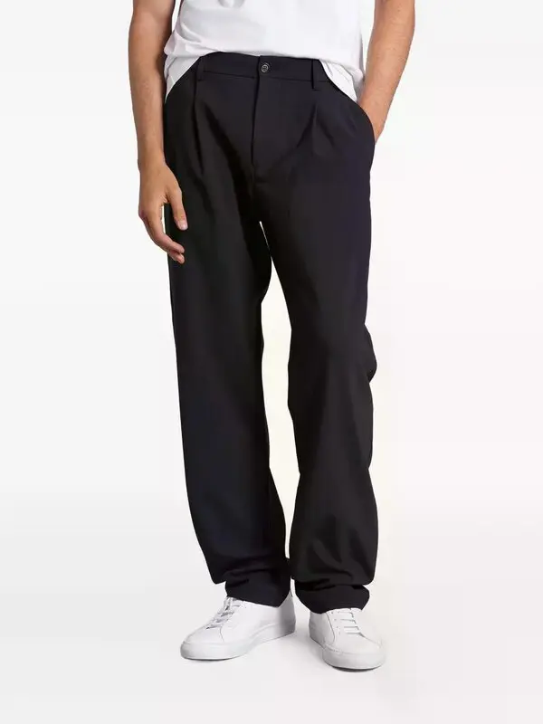 Aspesi Pleated Front Flannel Trousers