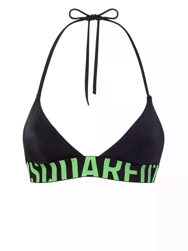 Dsquared2 Logo Bikini Top - Black